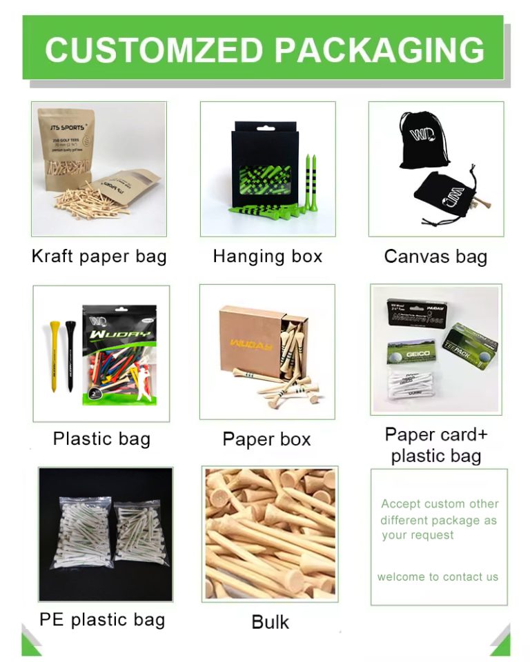 Box Packaged Golf Tees