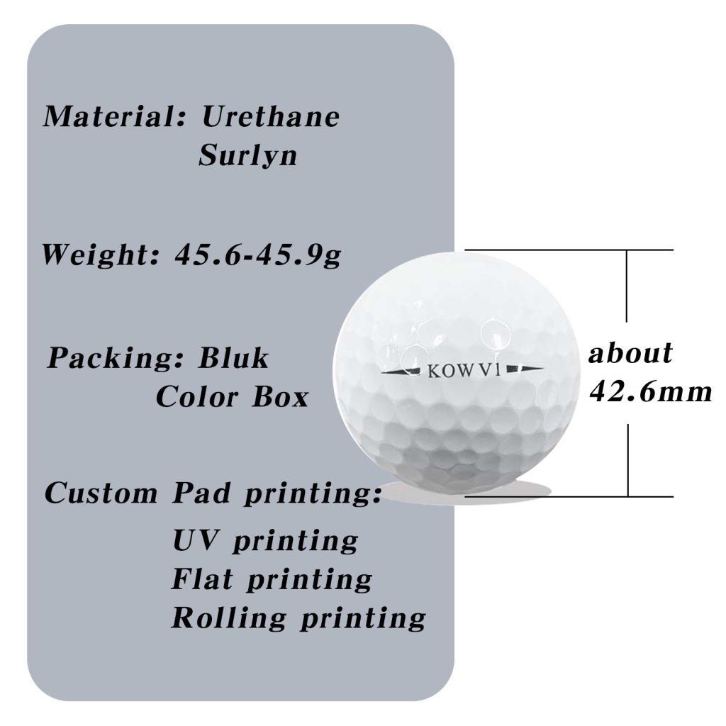 4 Pieces Surlyn Tour Golf Balls-Urethane Resin Core