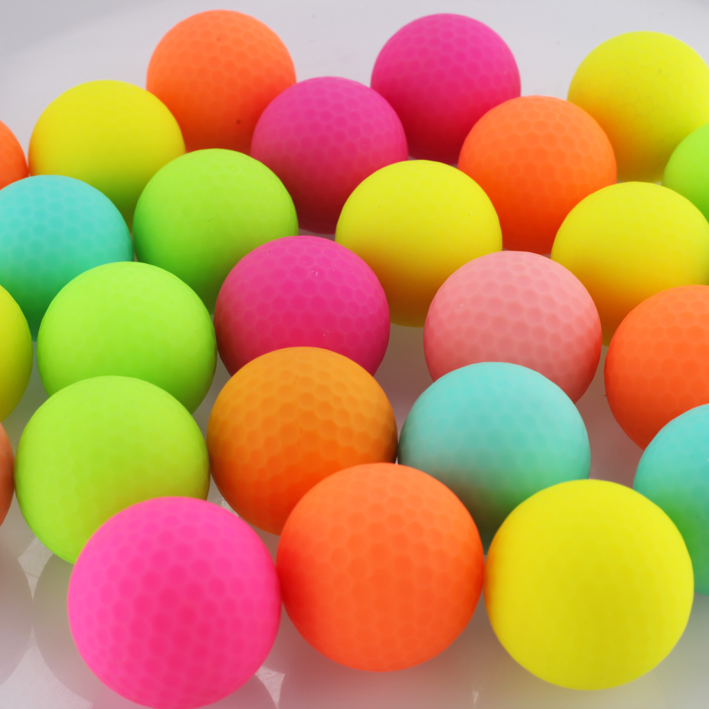 Matte Colored Golf Balls