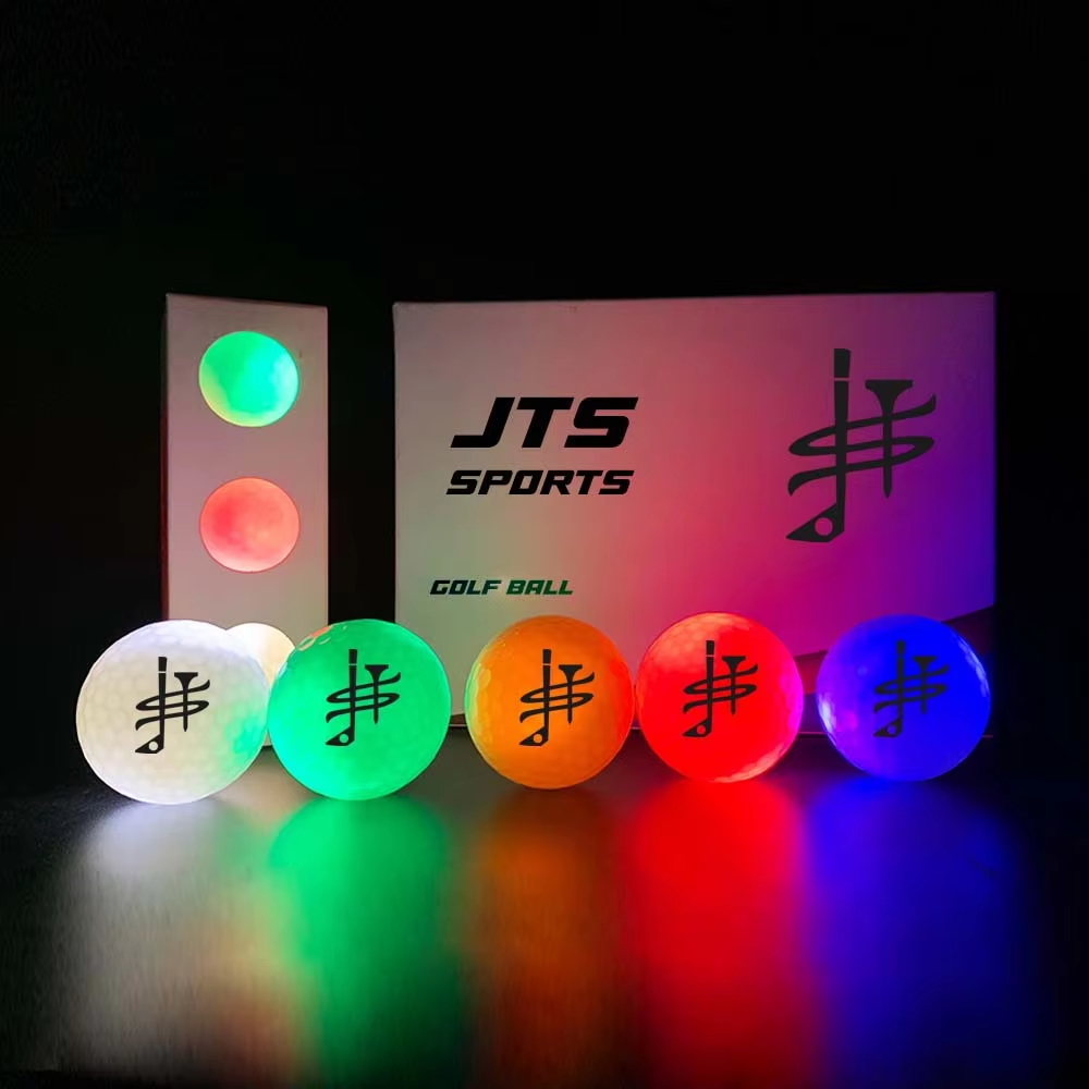 Sparkling golf LED balls