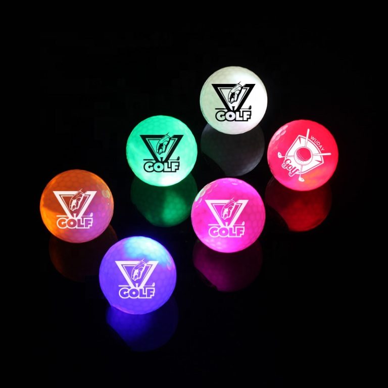 Light controlled golf LED balls