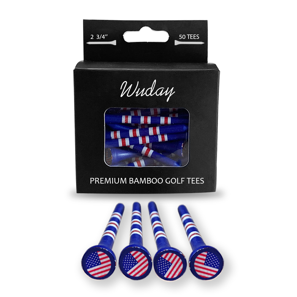 Box packaged golf tee