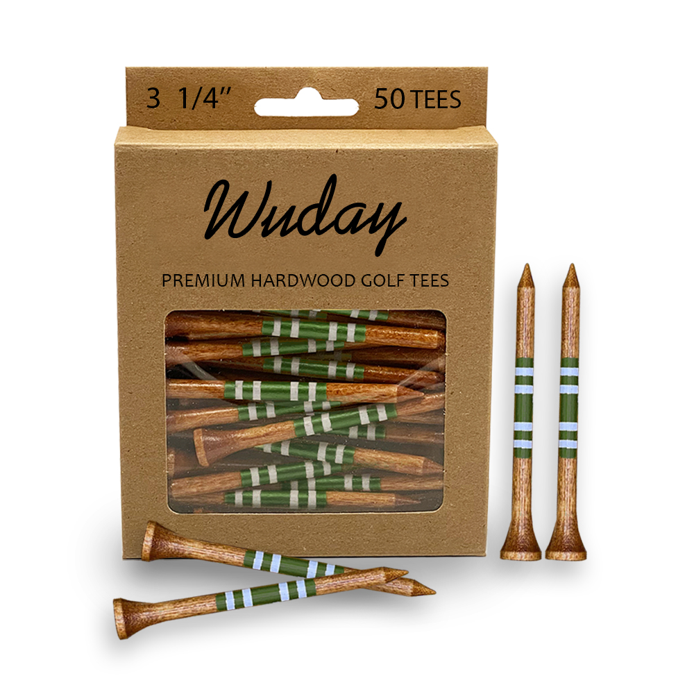 Box packaged golf tee