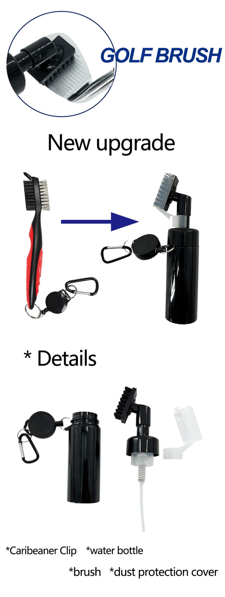Golf Club Water Brush