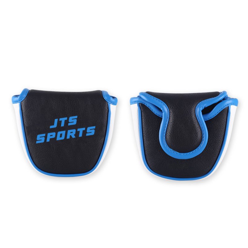 Round Mallet Putter Cover With Drop-Shape Closure